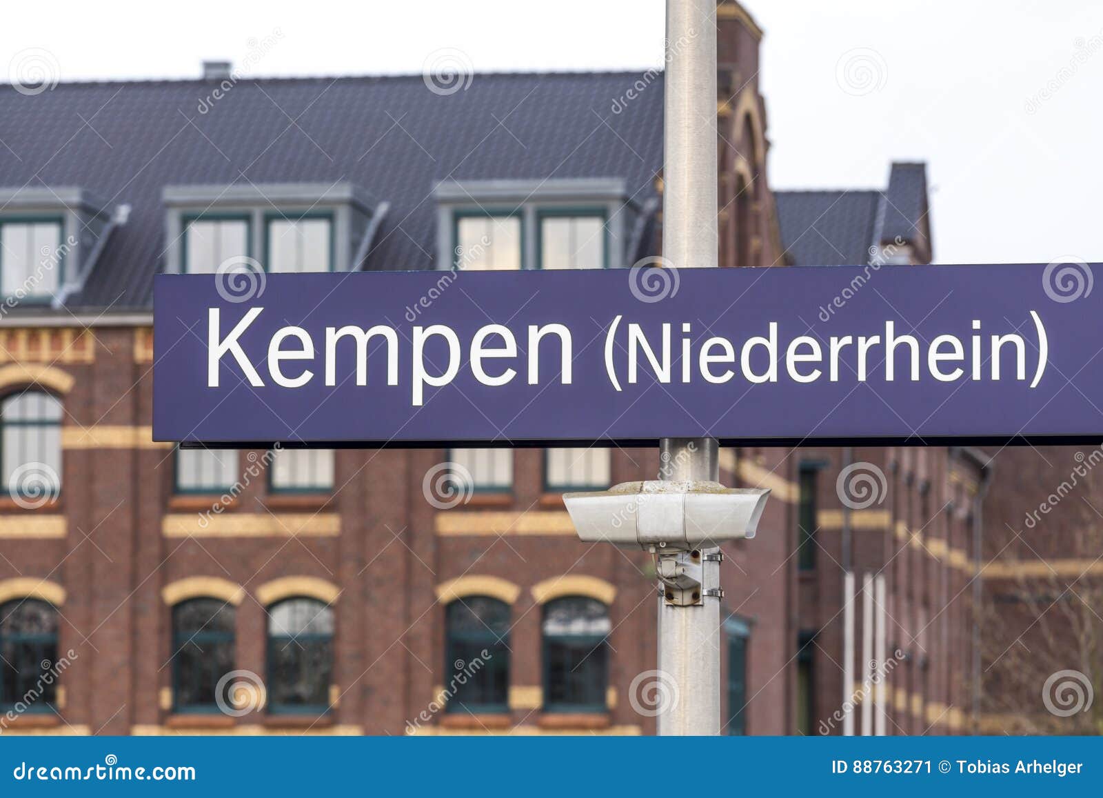 A kempen germany city sign stock image. Image of middle - 88763271