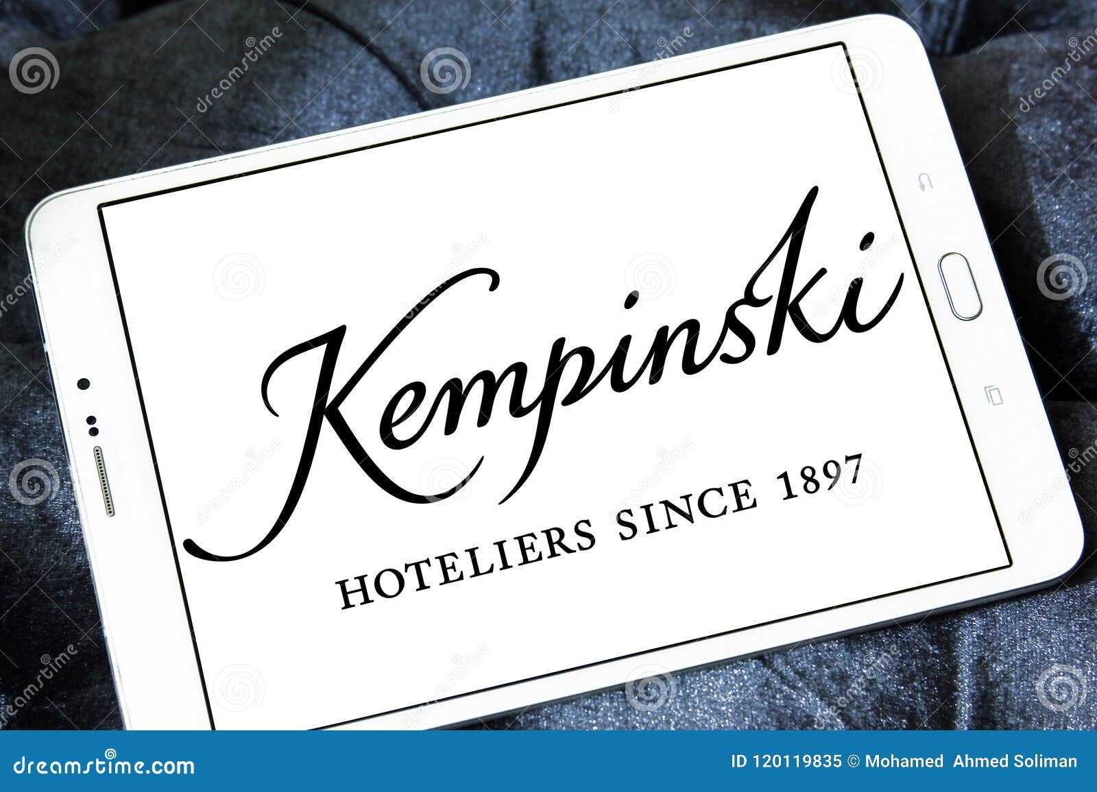 Kempinski Hotels logo editorial image. Image of brand - 120119835
