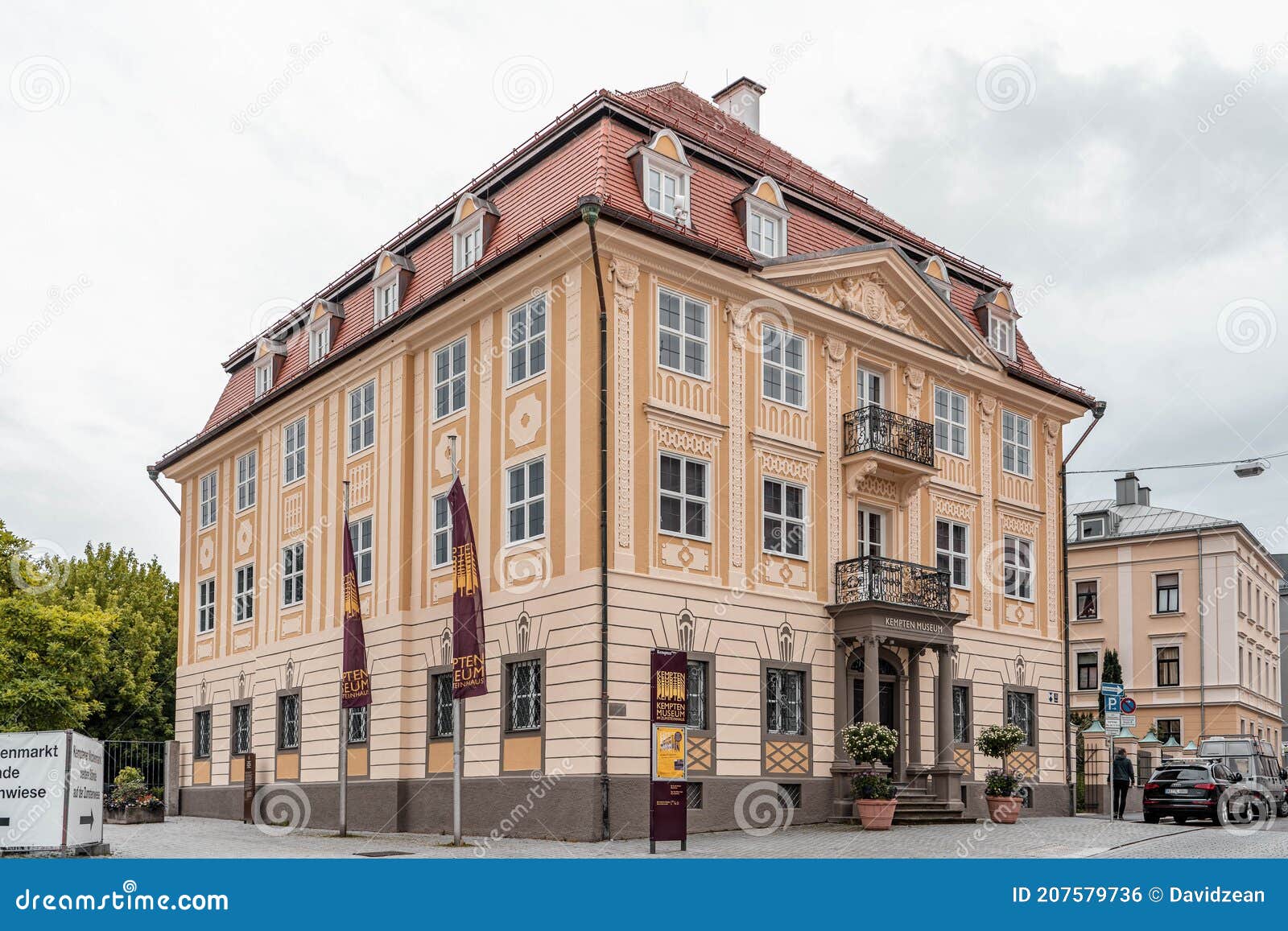 Kempten, Germany - Aug 3, 2020: Facade of Kempten Museum in Summer ...