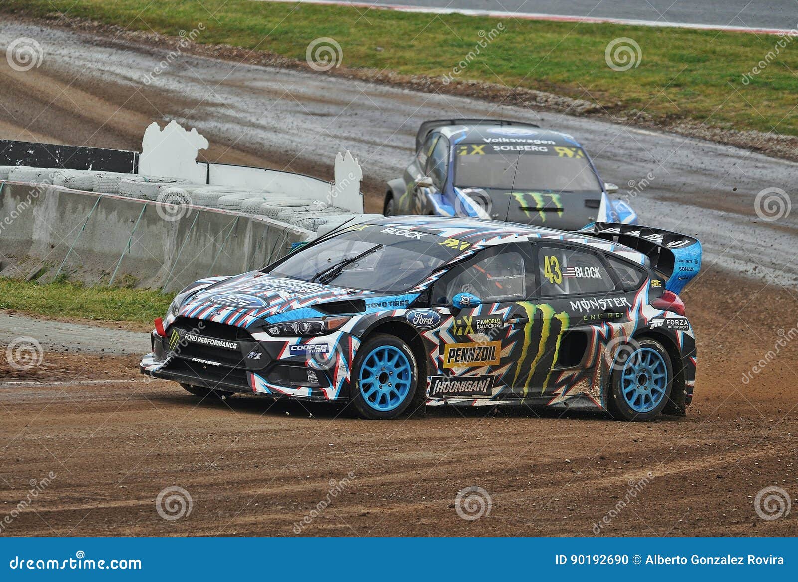 Ken Block Ford Focus RS image éditorial. Image du sport - 90192690