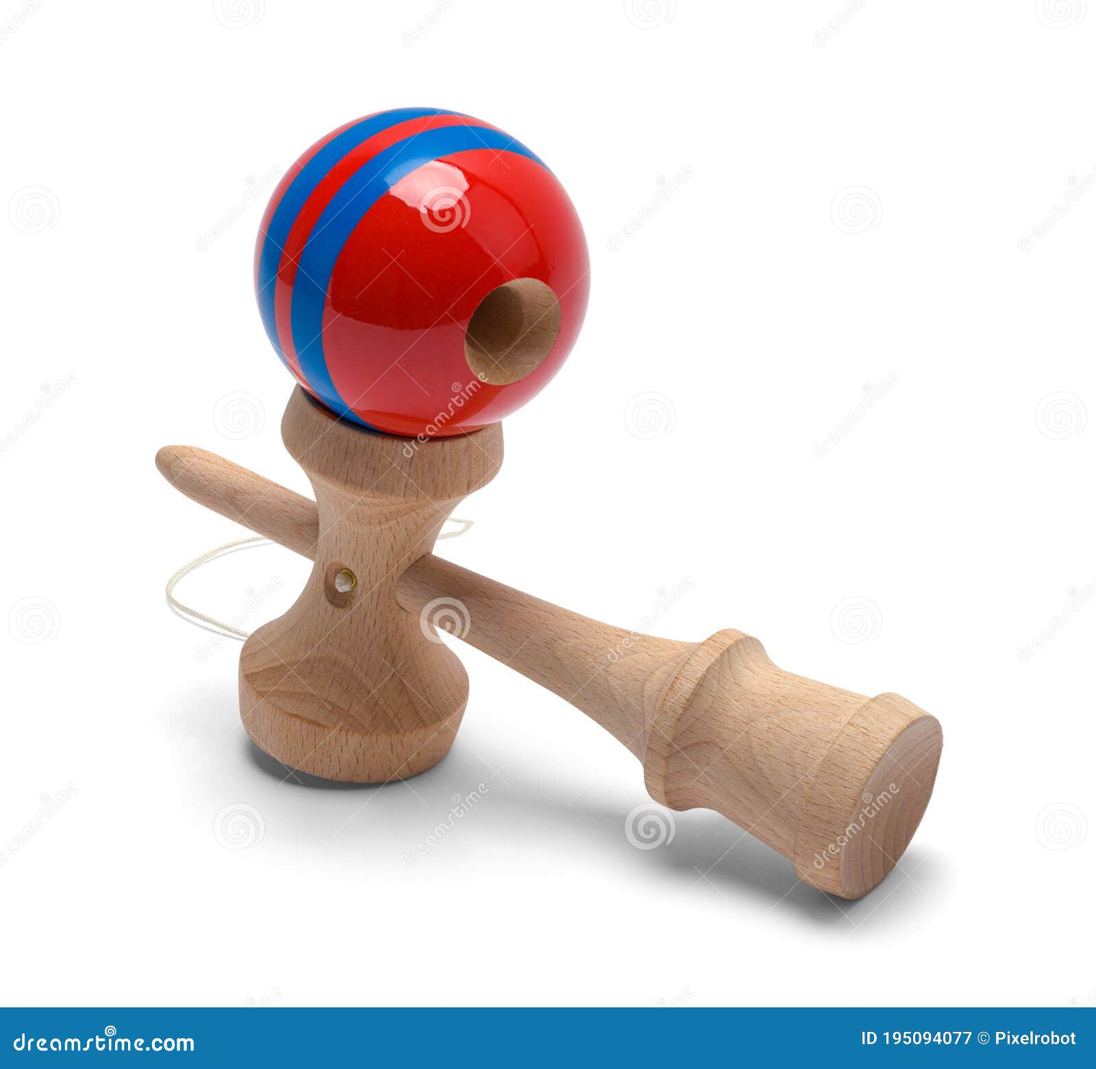 Kendama Game with Ball stock image. Image of japanese - 195094077