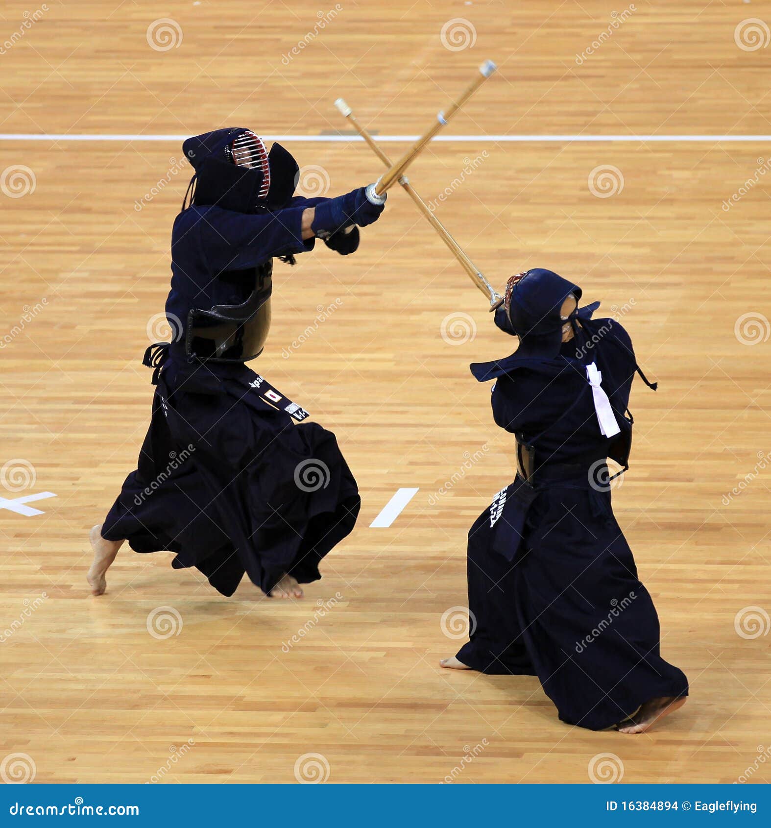 Kendo competition editorial stock image. Image of flaps - 16384894
