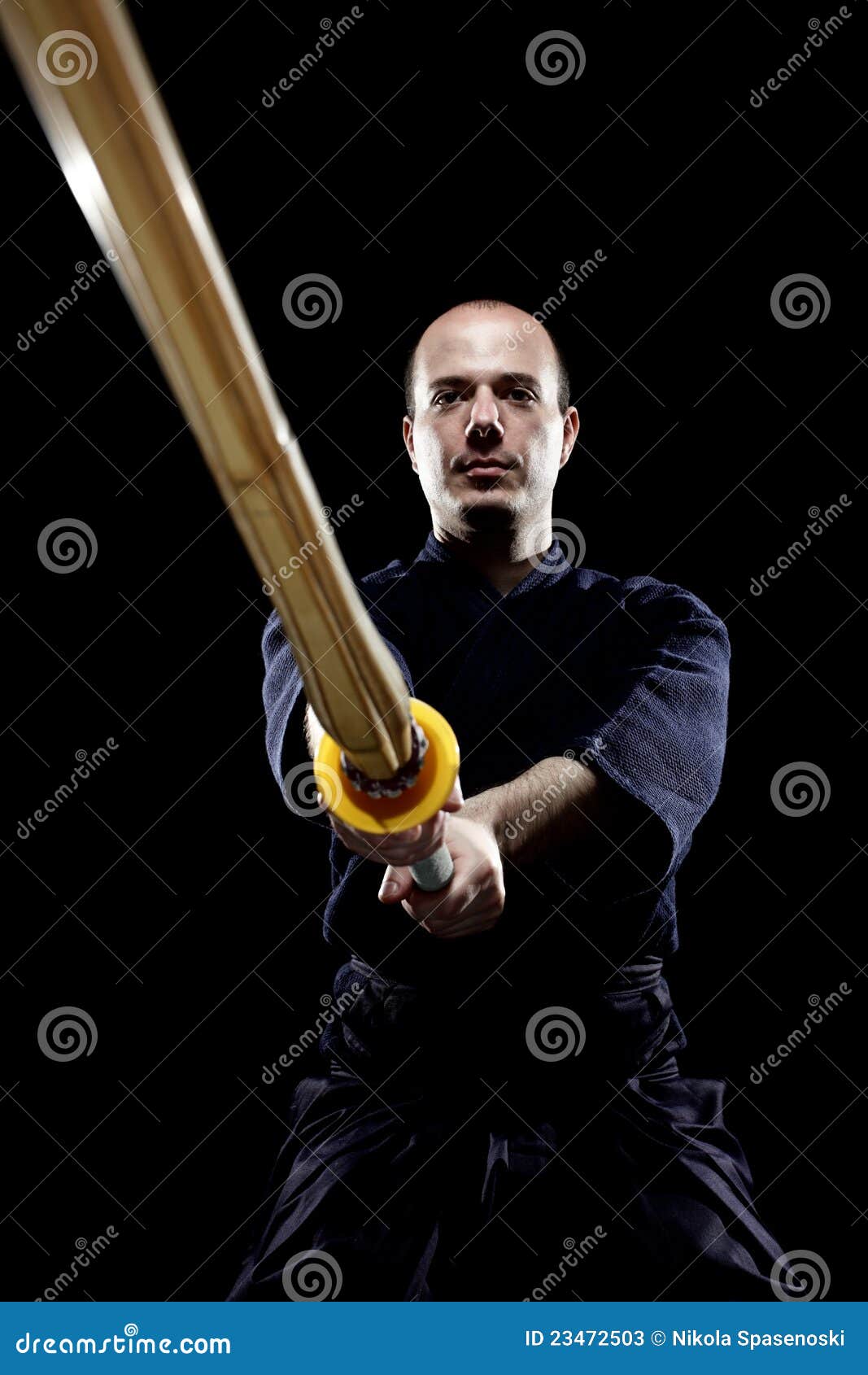 Kendo fighter stock image. Image of katana, flexibility - 23472503