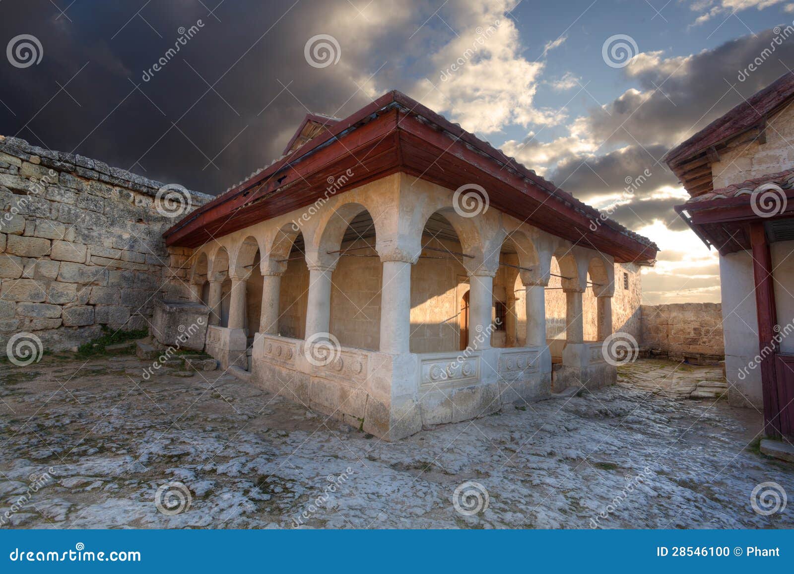 Kenesa - Karaite Prayer House. Crimea. Stock Photo - Image of pray ...