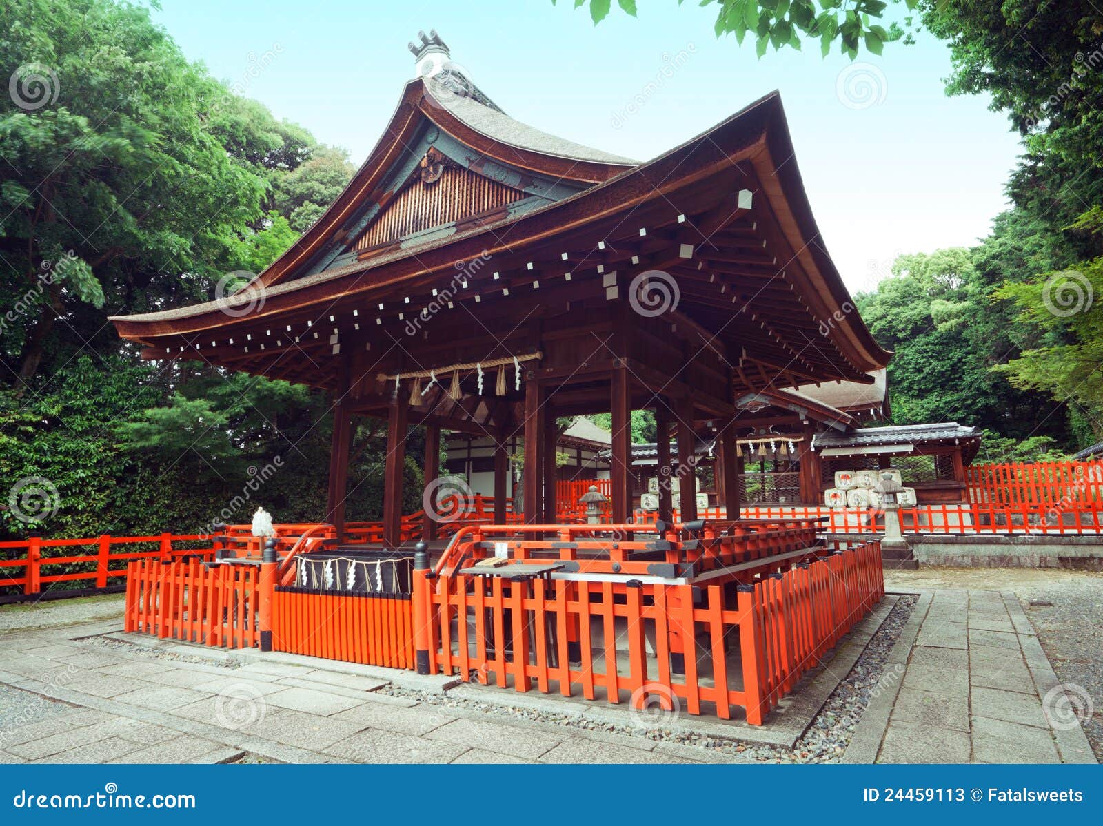 Kenkun shrine Kyoto Japan stock image. Image of kyoto - 24459113