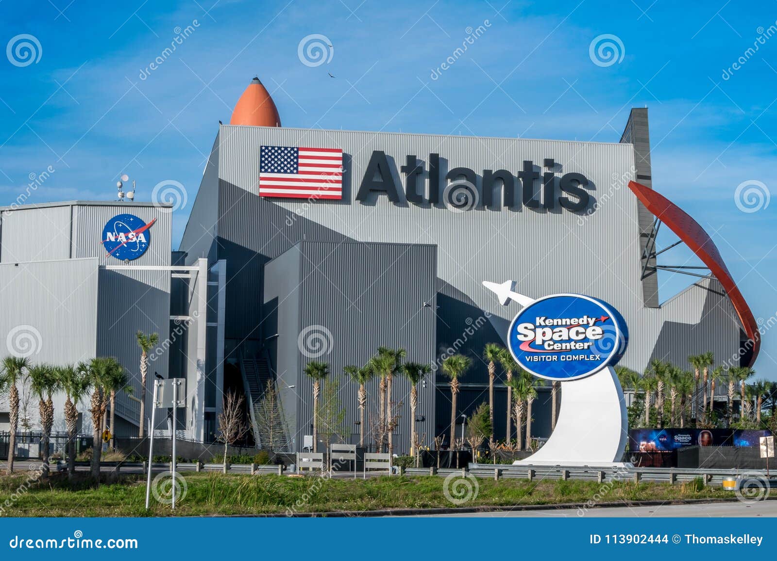 Kennedy Space Center Visitors Complex Imagen de archivo editorial ...