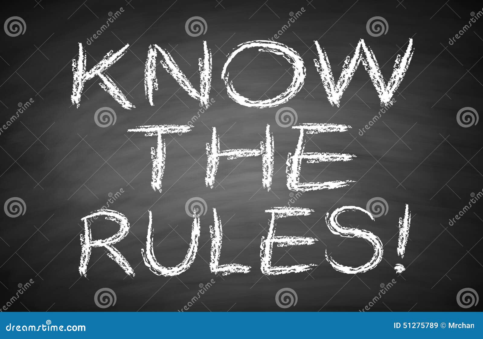 Kennen Sie die Regeln stockbild. Bild von informieren - 51275789
