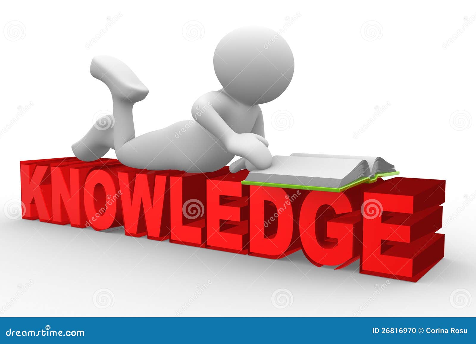 Kennis stock illustratie. Illustration of nieuw, karakter - 26816970