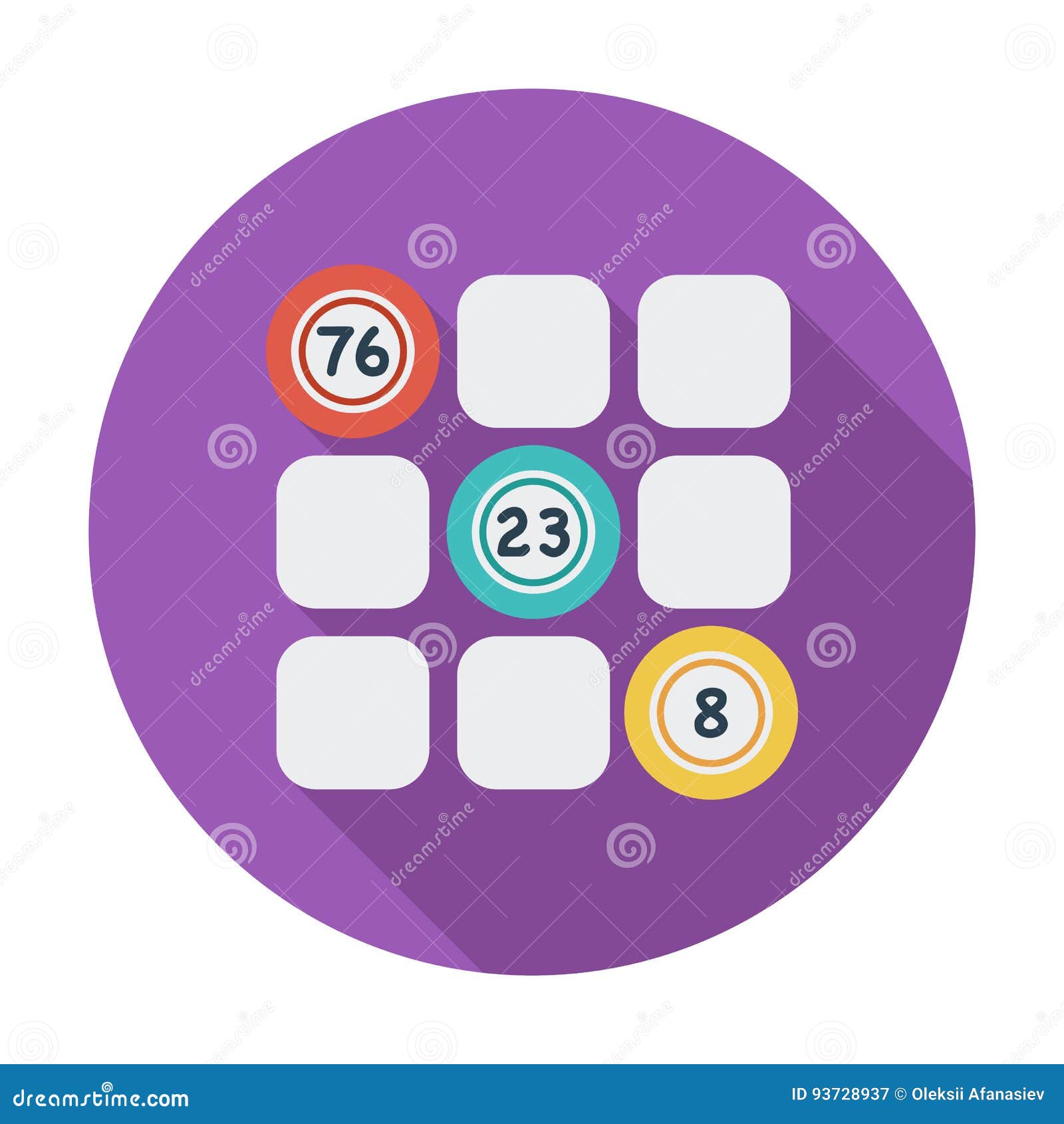 Keno icon stock vector. Illustration of sign, play, keno - 93728937