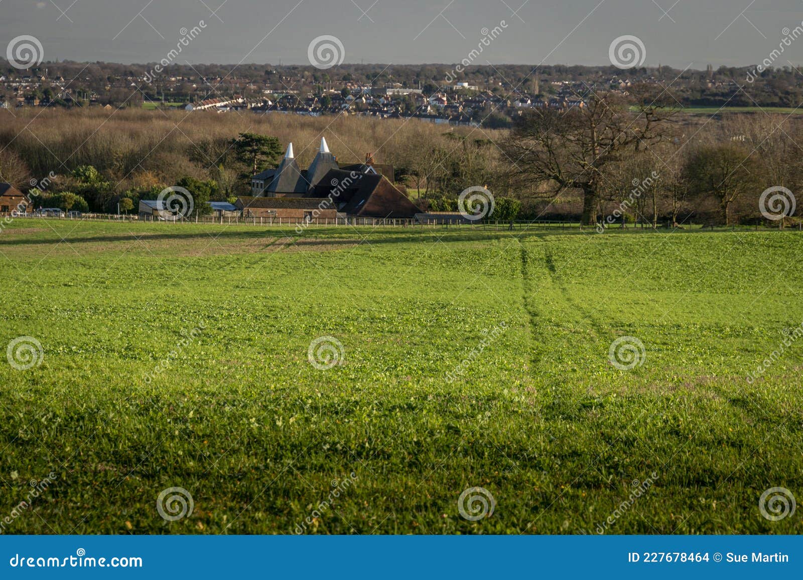 Kent Countryside, UK stock photo. Image of agriculture - 227678464