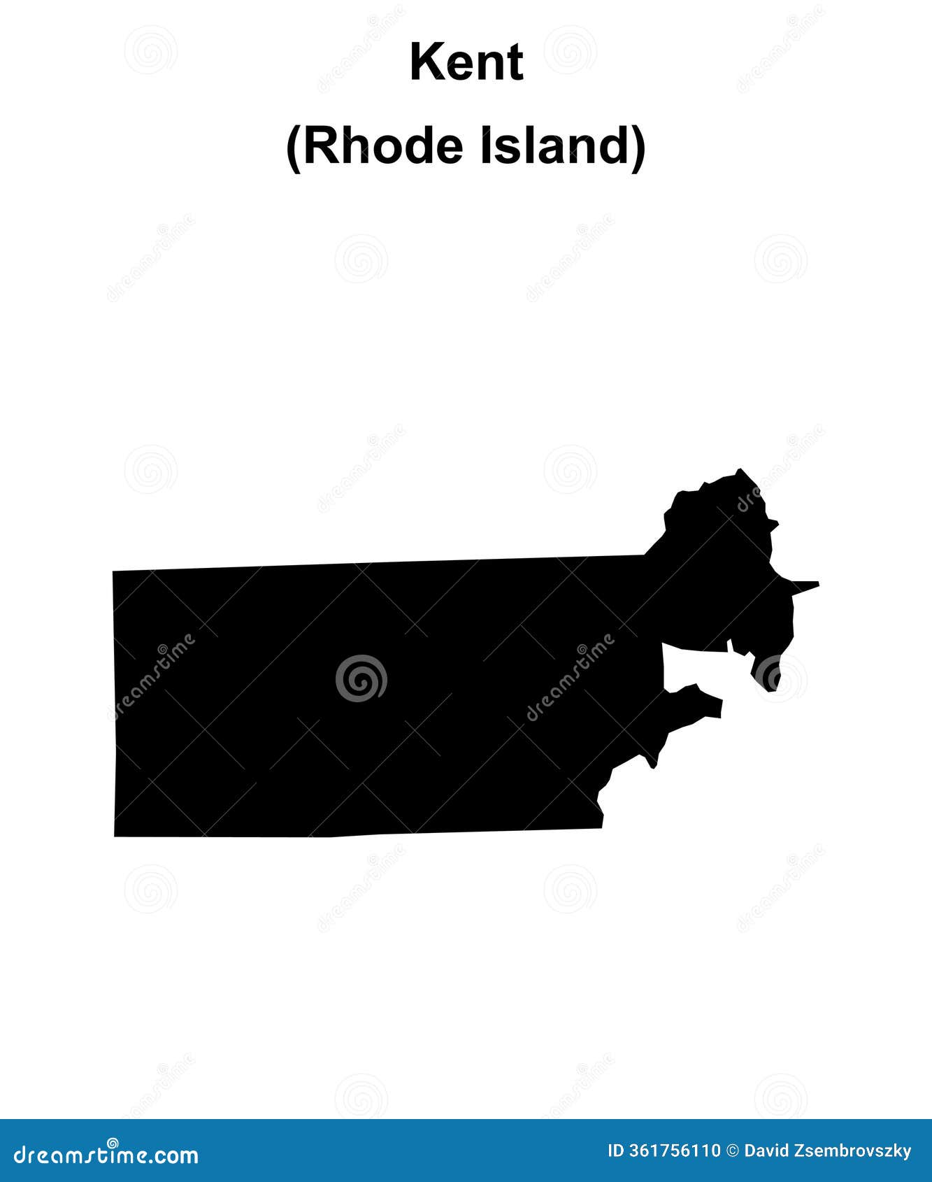 Kent Outline Map Vector Illustration | CartoonDealer.com #357621934