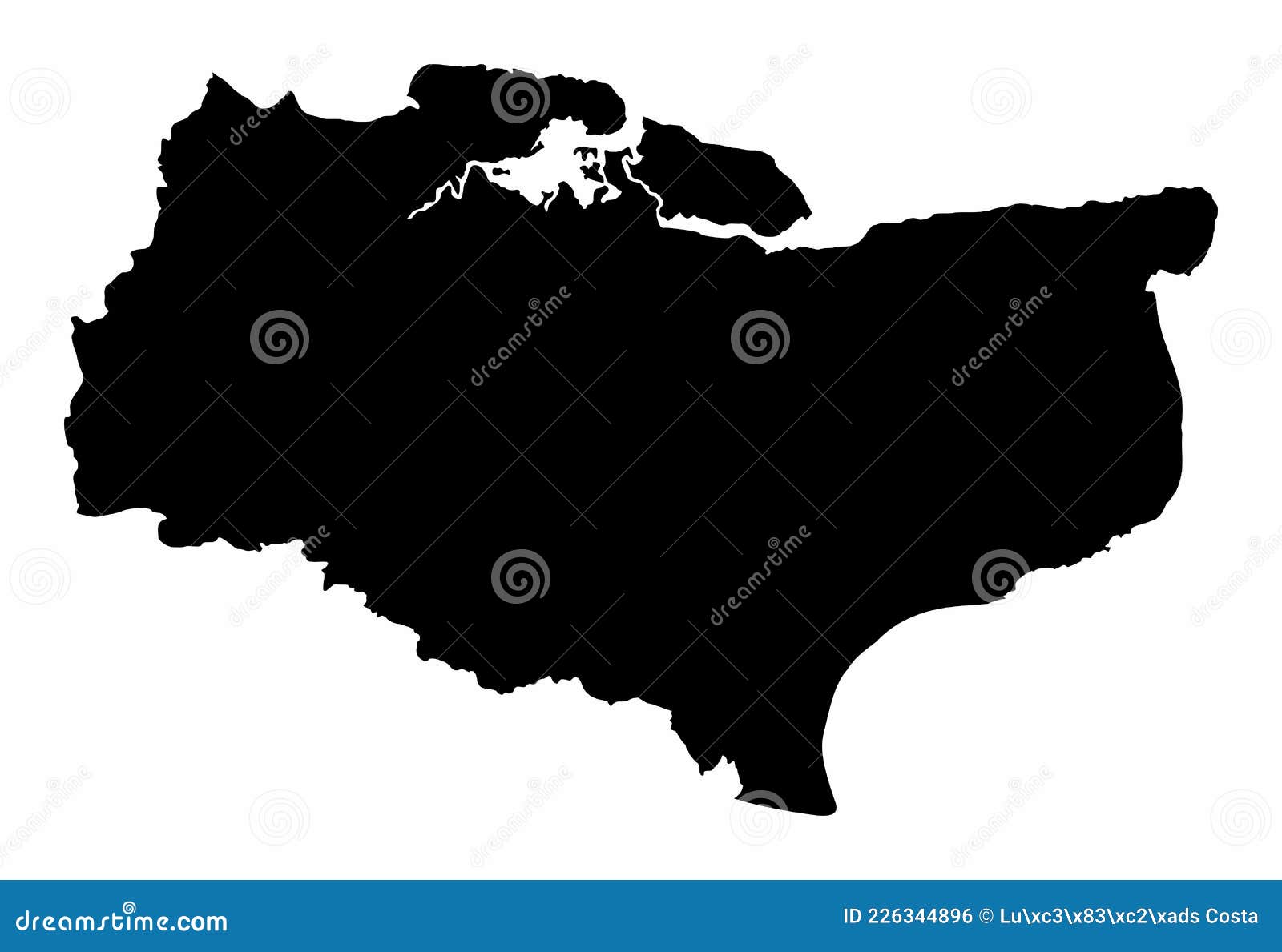 Kent County Location Within England 3d Map Cartoon Vector ...