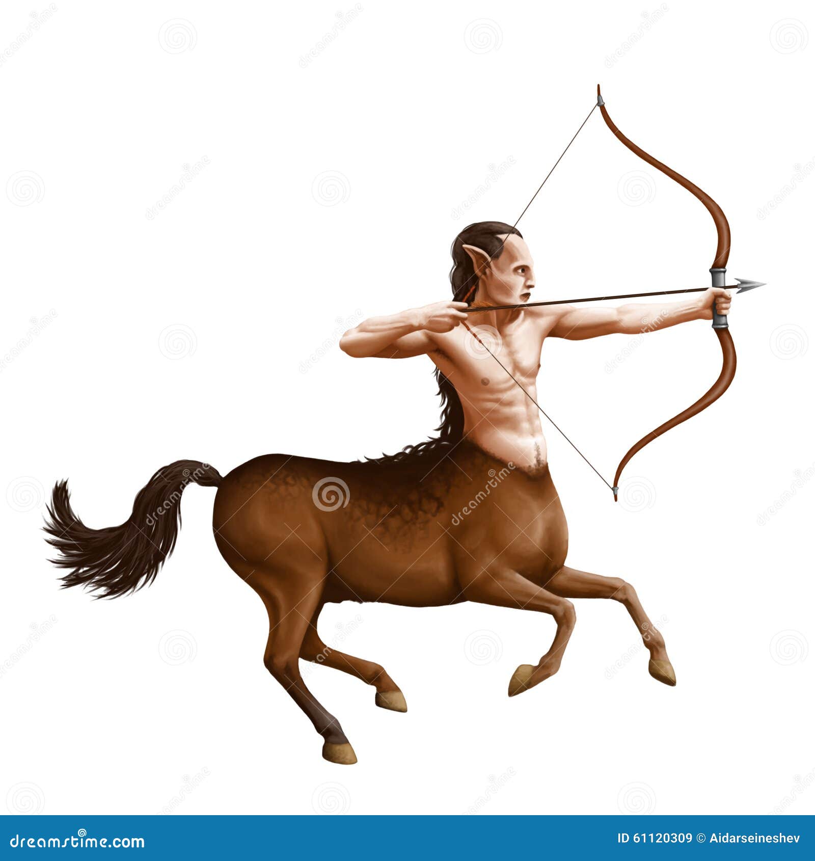 Kentaur stock illustrationer. Illustration av grensle - 61120309