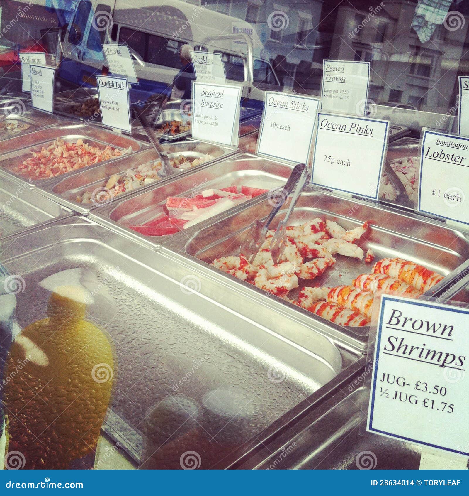 Kentish Seafood Stall stock photo. Image of cockles, fish - 28634014