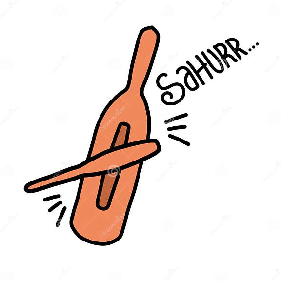 Kentongan illustration stock illustration. Illustration of cartoon ...