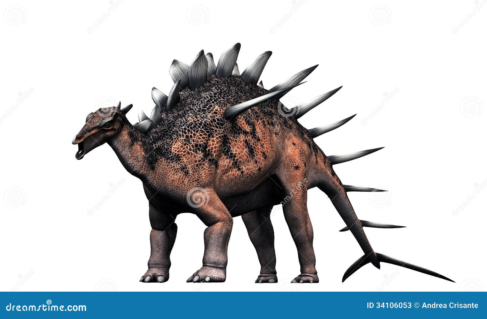 Kentrosaurus stock illustration. Illustration of prehistoric - 34106053