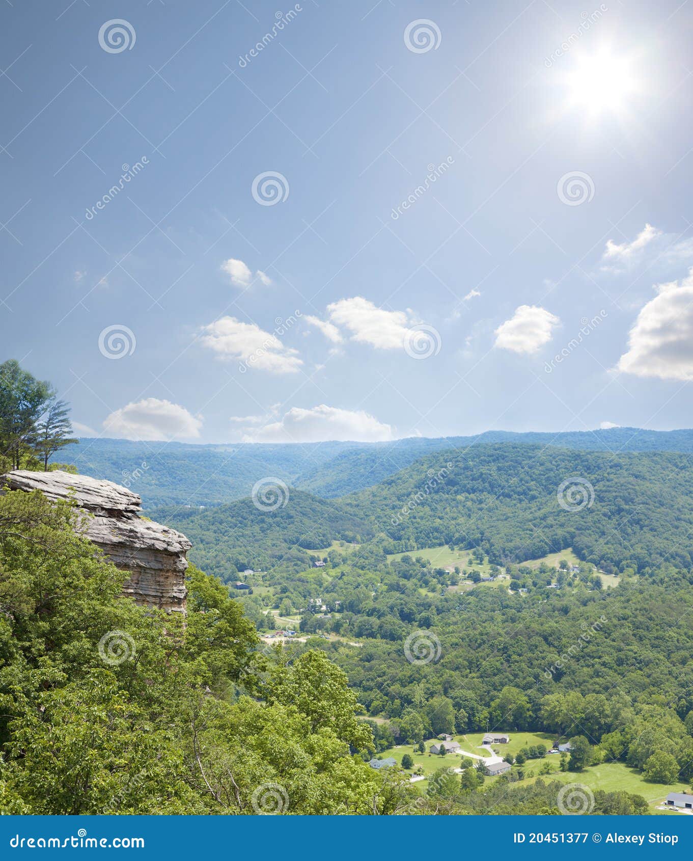 Kentucky stock image. Image of forest, rural, cliff, landscape - 20451377