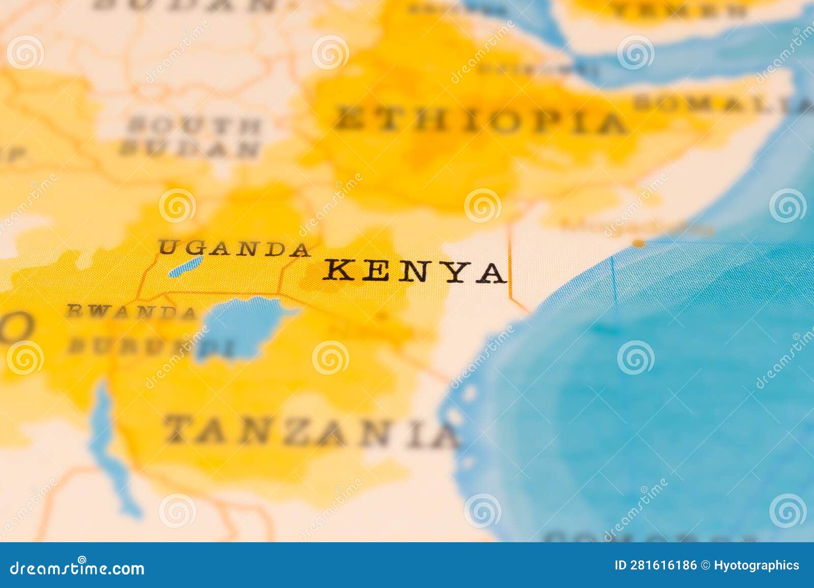 kenya world atlas
