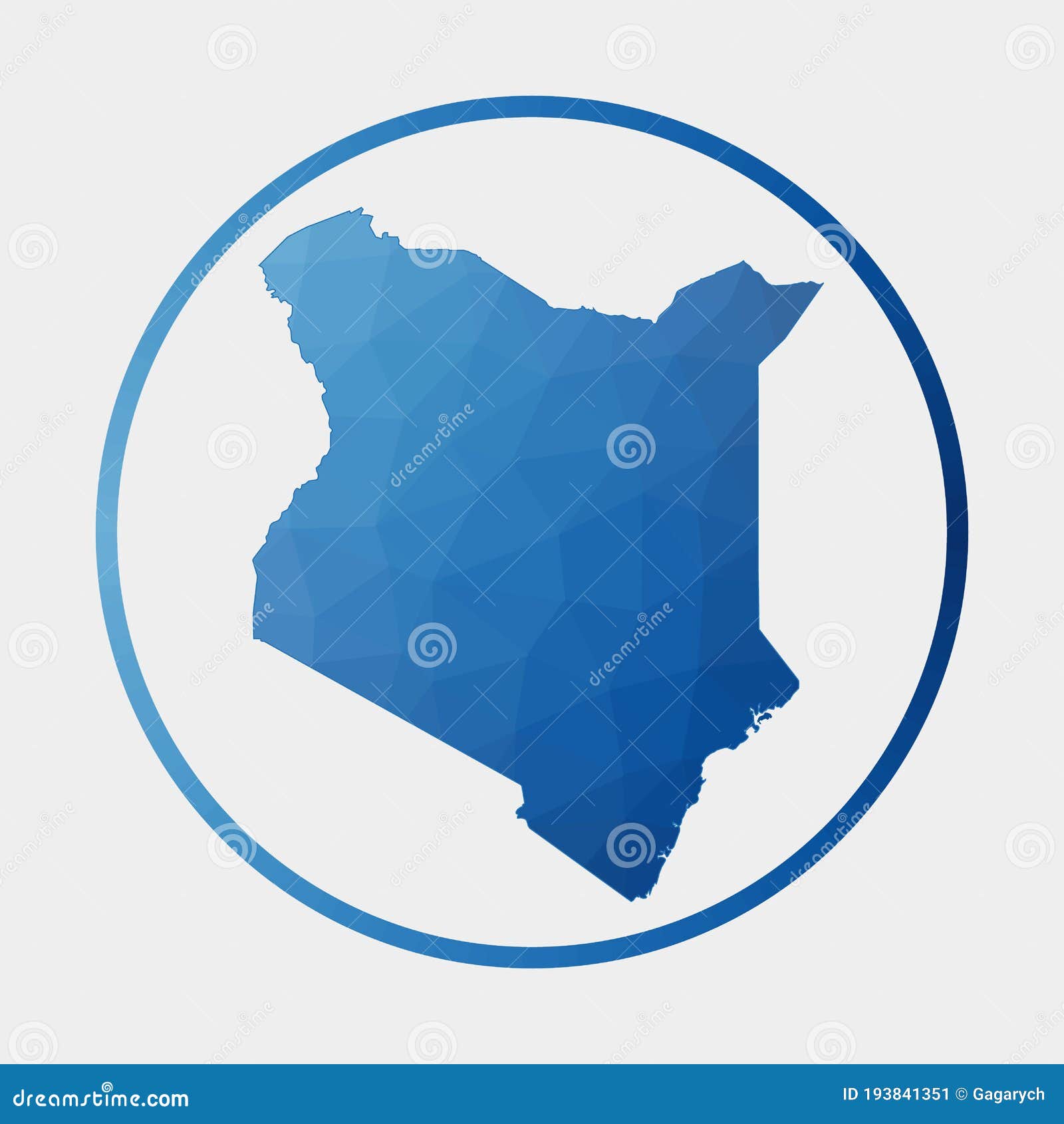 Kenya icon. stock vector. Illustration of isolated, design - 193841351