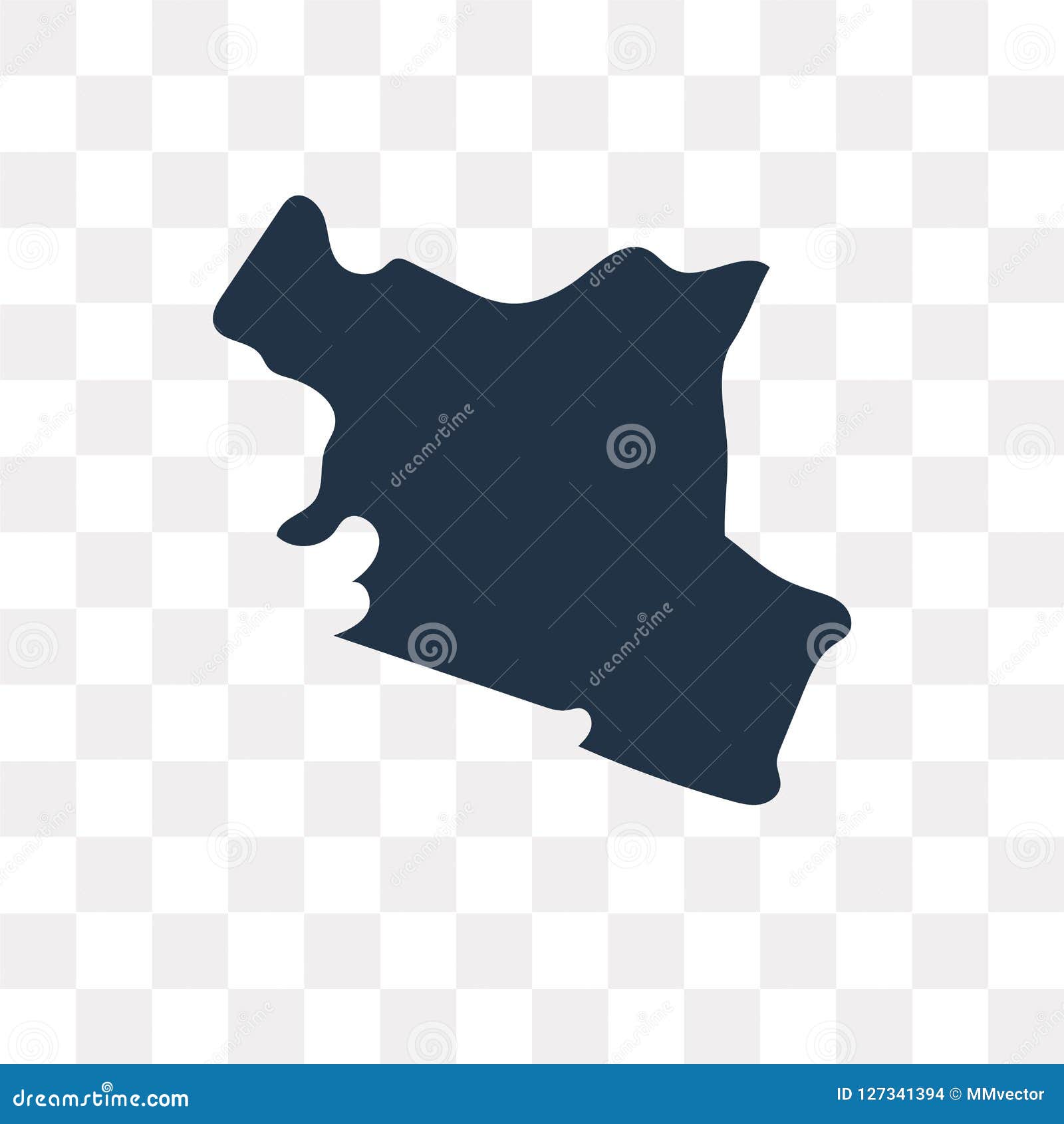 Kenya Map Vector Icon Isolated on Transparent Background, Kenya Stock ...