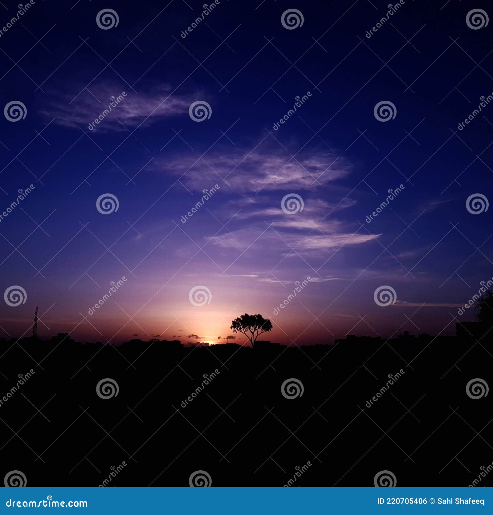 Kenya sunset stock photo. Image of sunlight, sunrise - 220705406