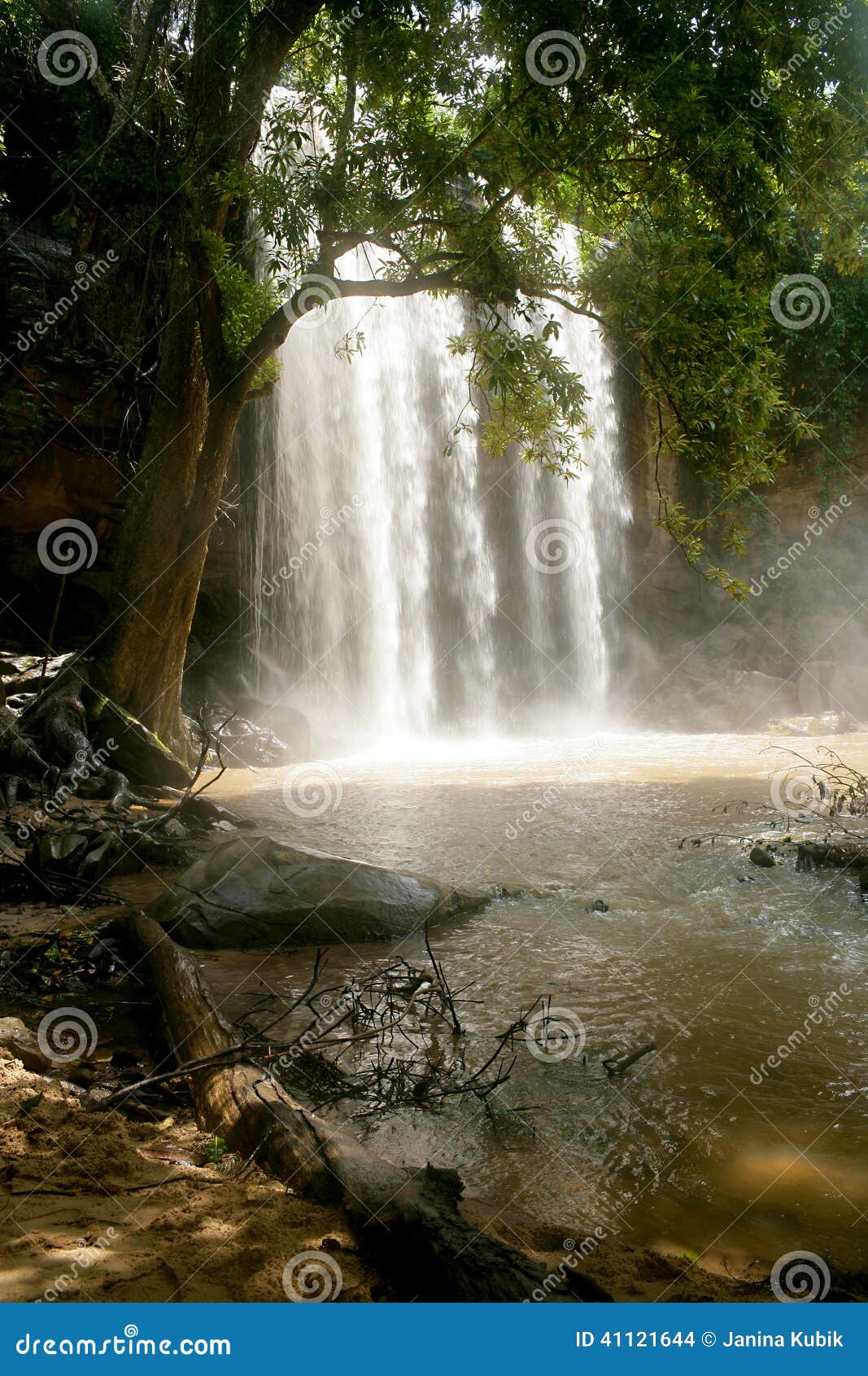Kenya waterfall stock photo. Image of kenya, mombasa - 41121644
