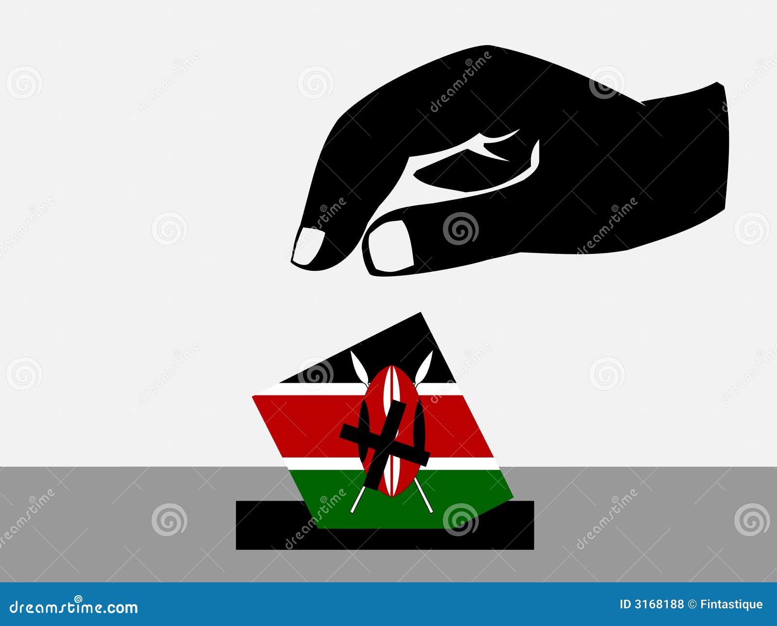Kenyan election stock vector. Illustration of election - 3168188