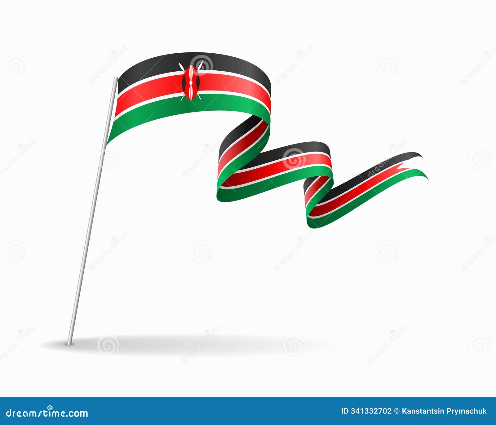 Kenyan Flag Through Scratch Marks Royalty-Free Stock Photography ...