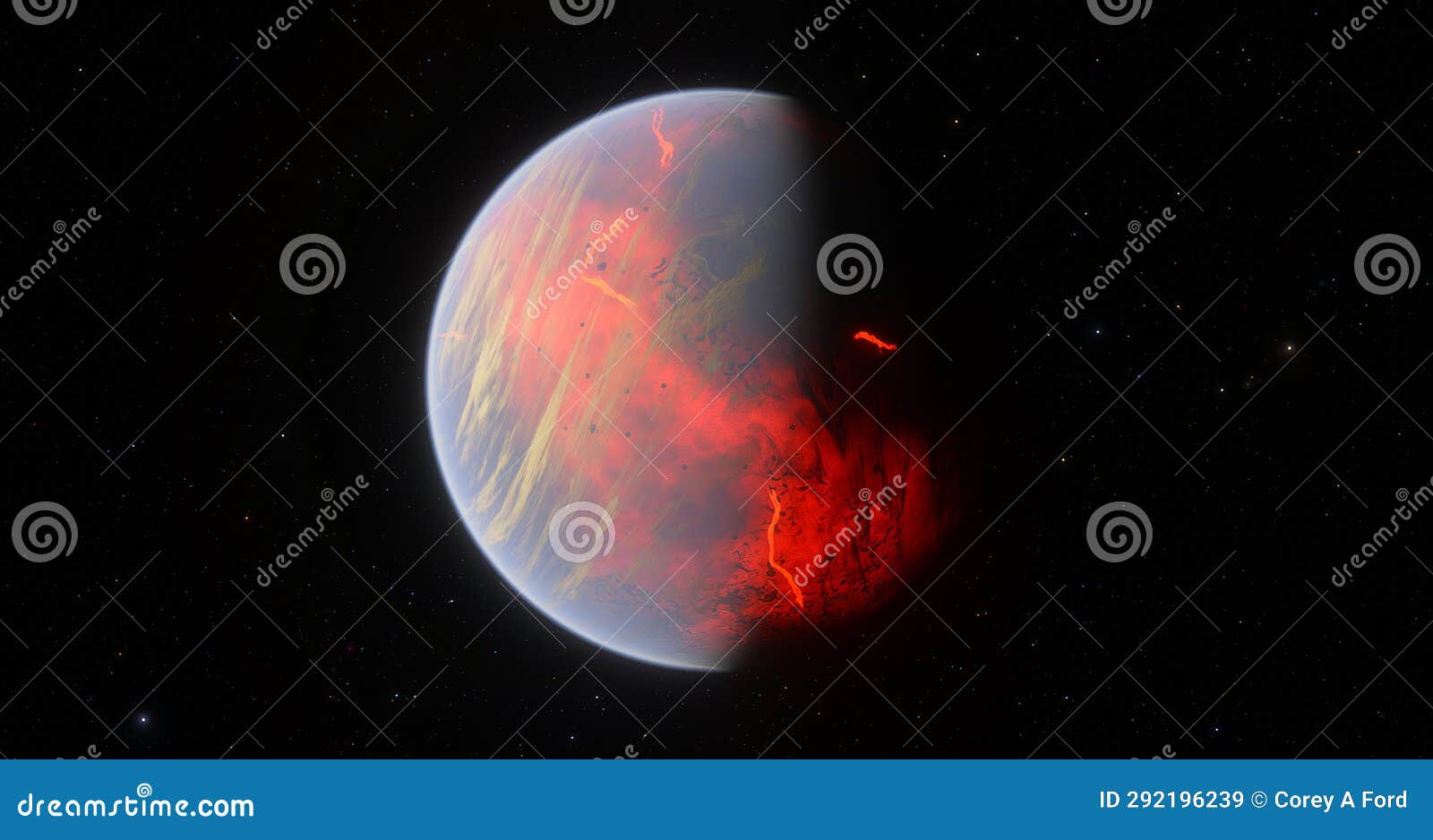 Kepler Planet 100 D Exoplanet Stock Image - Image of constellation ...