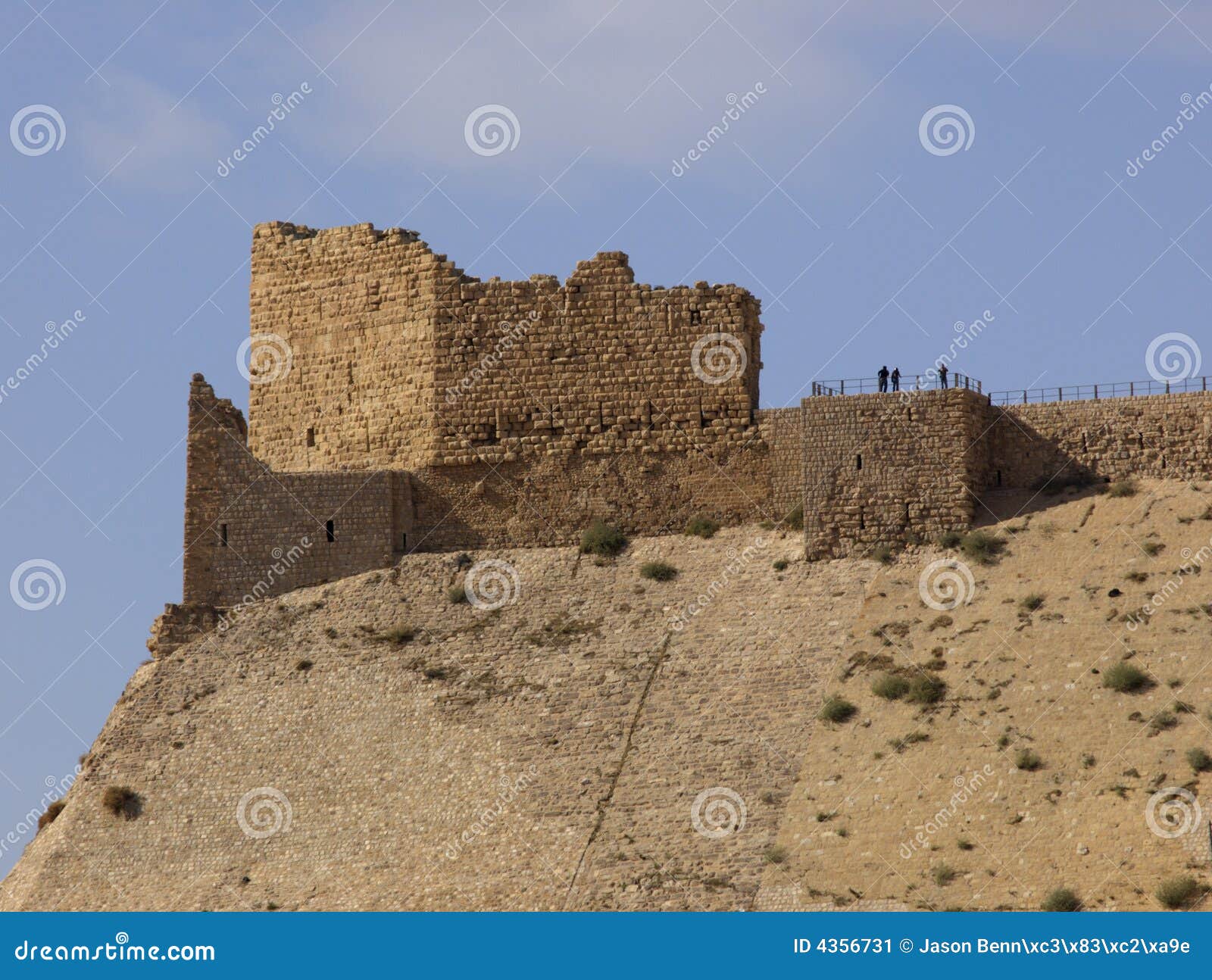 Kerak Castle stock image. Image of protection, oxidized - 4356731