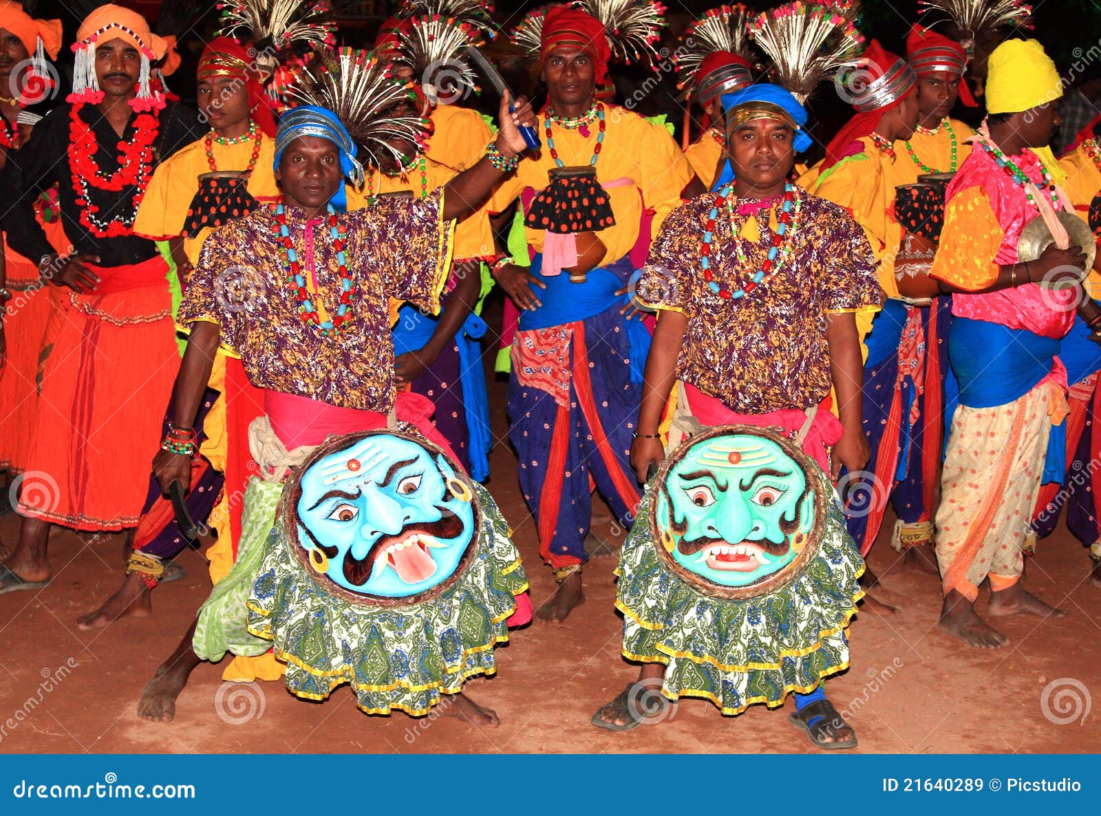 Keral dancers editorial stock image. Image of fair, flowers - 21640289