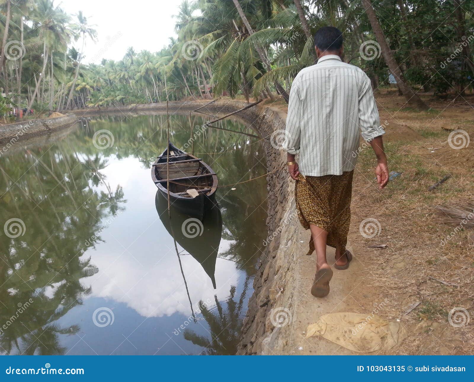 Kerala back water editorial image. Image of kerala, backwater - 103043135