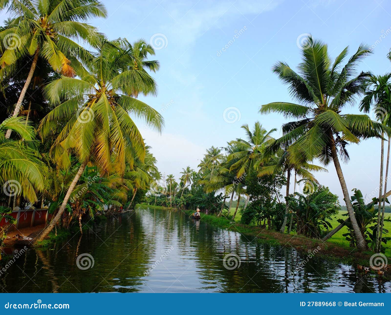 Kerala Backwaters, India editorial stock photo. Image of india - 27889668