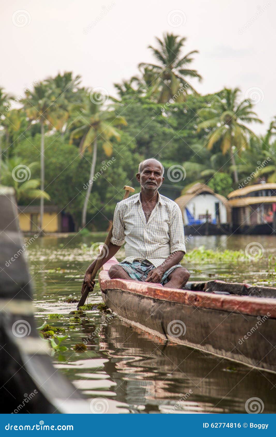 Kerala, India editorial photo. Image of backwaters, kumarakom - 62774816