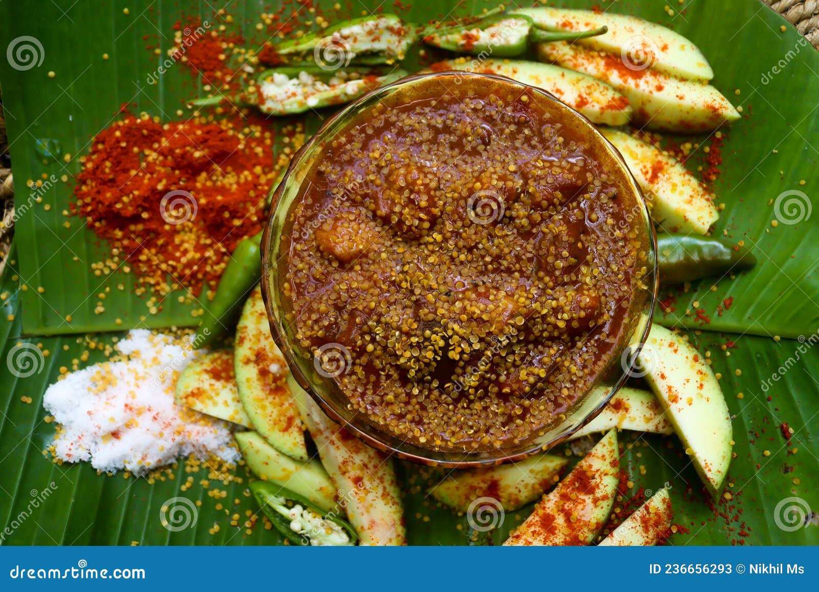 Kerala Mango Pickle Sliced Raw Mango Stock Image - Image of pickle, salad: 236656293