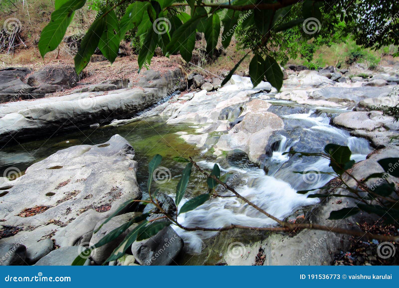 Kerala Rever stock image. Image of kerala, rock, tree - 191536773