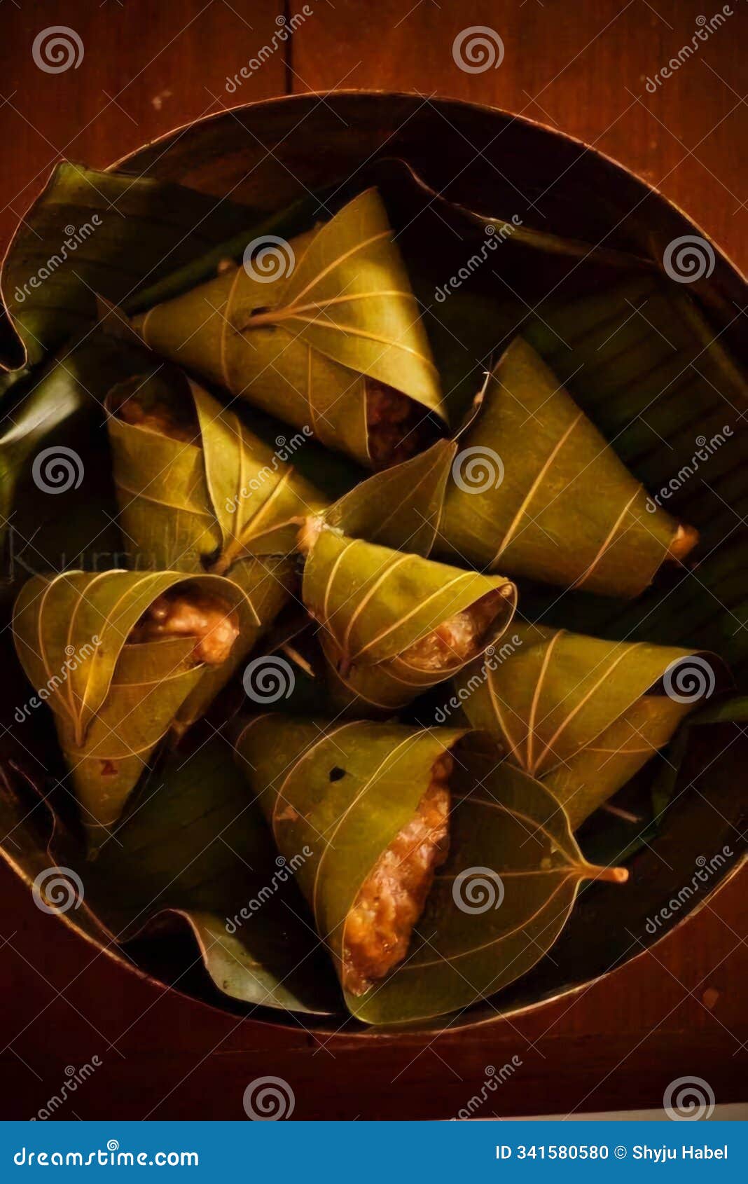 Kerala Style Tea Time Snacks Vayanailayappam Stock Photo - Image of ...