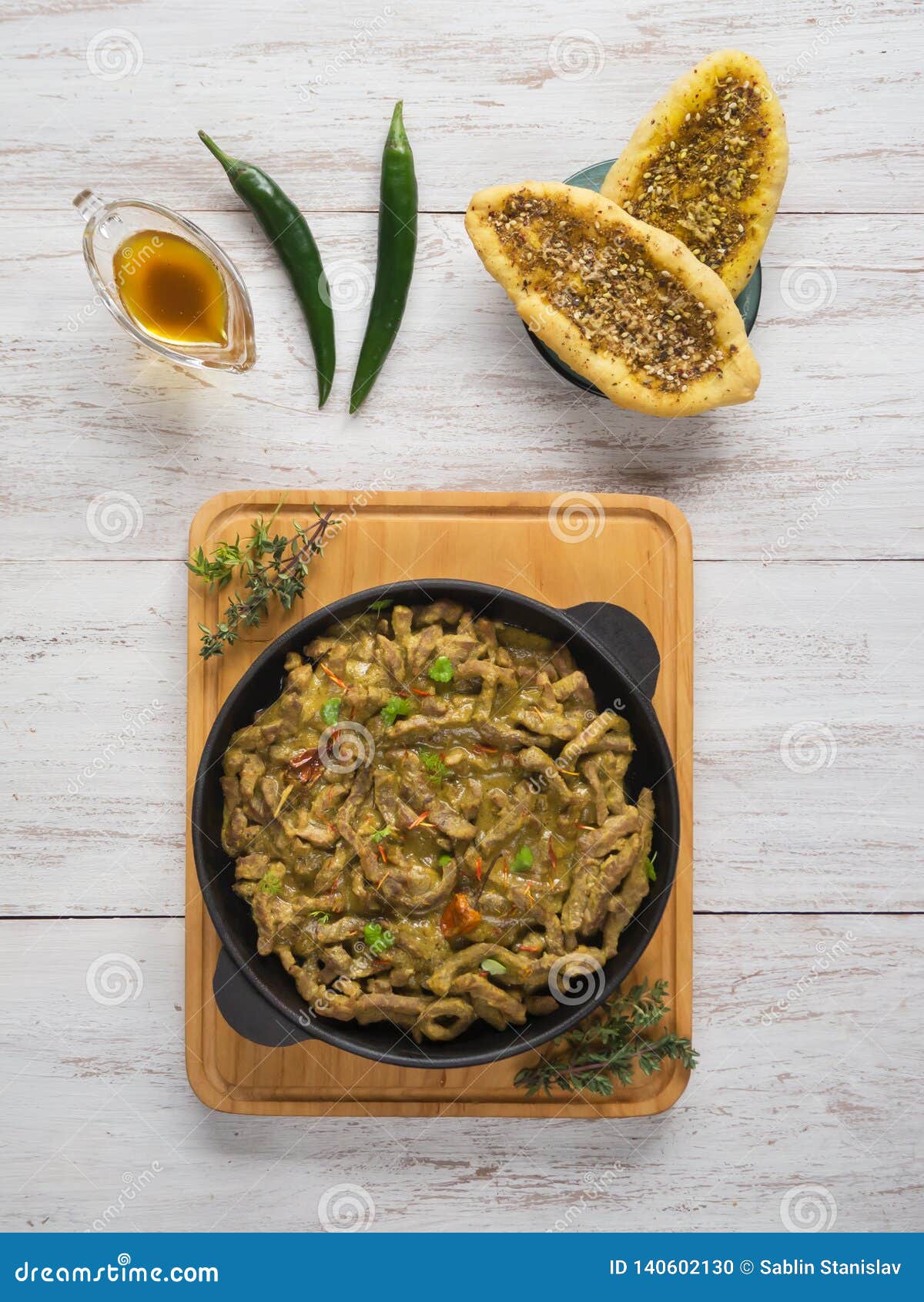 Keralan Chilli Mutton. Indian Spicy Dish with Meat Stock Photo - Image ...