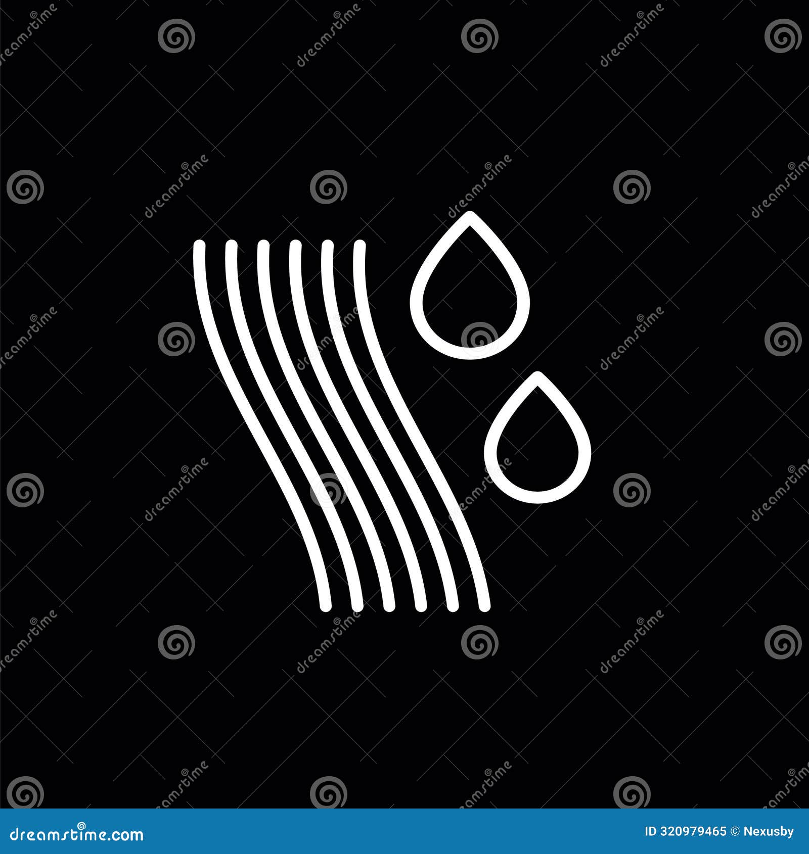 Keratin Icon On White, Vector Pictogram | CartoonDealer.com #320987460