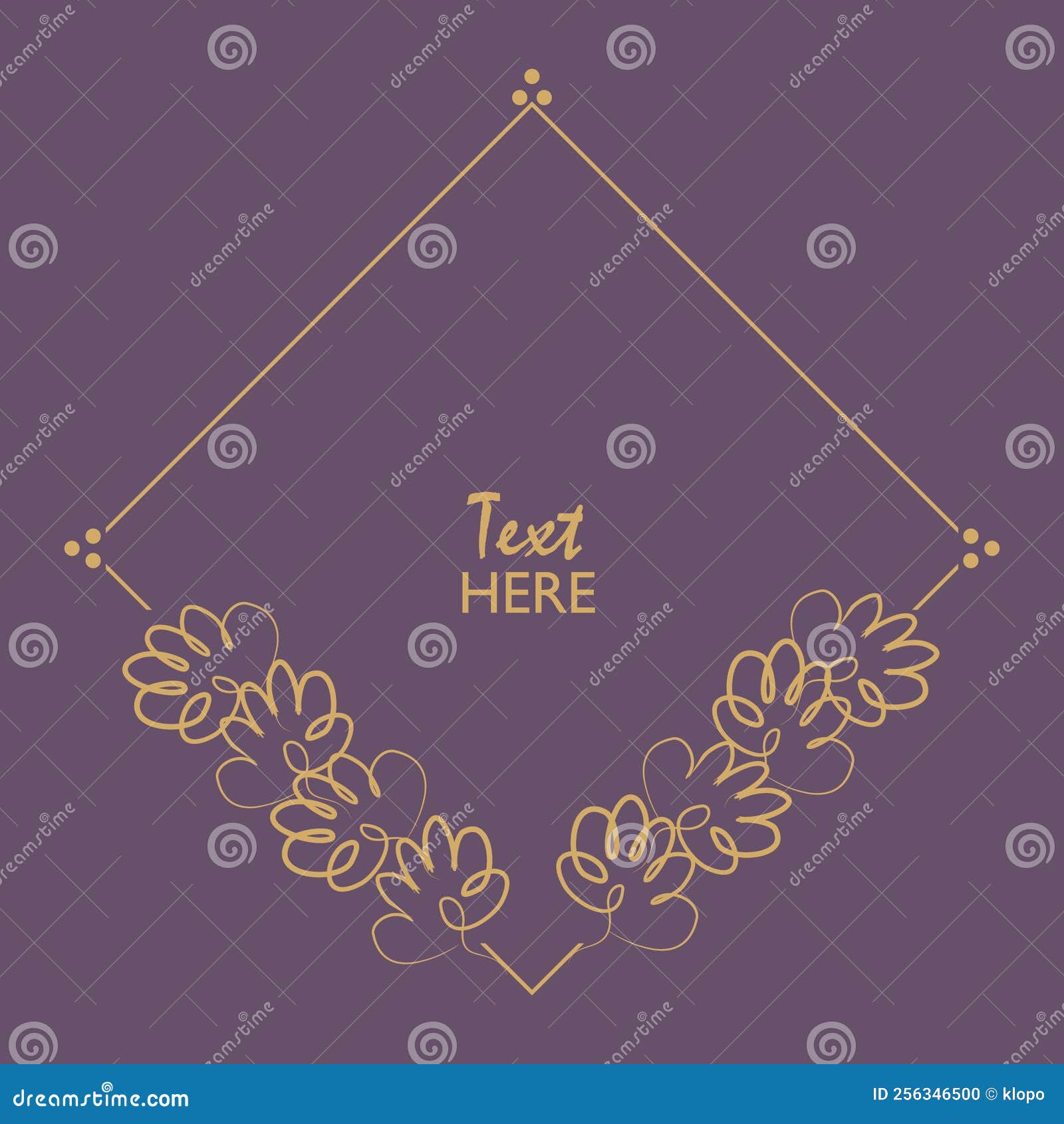 Elegant Minimalist Invitation Card Design, Border Frame Royalty-Free ...