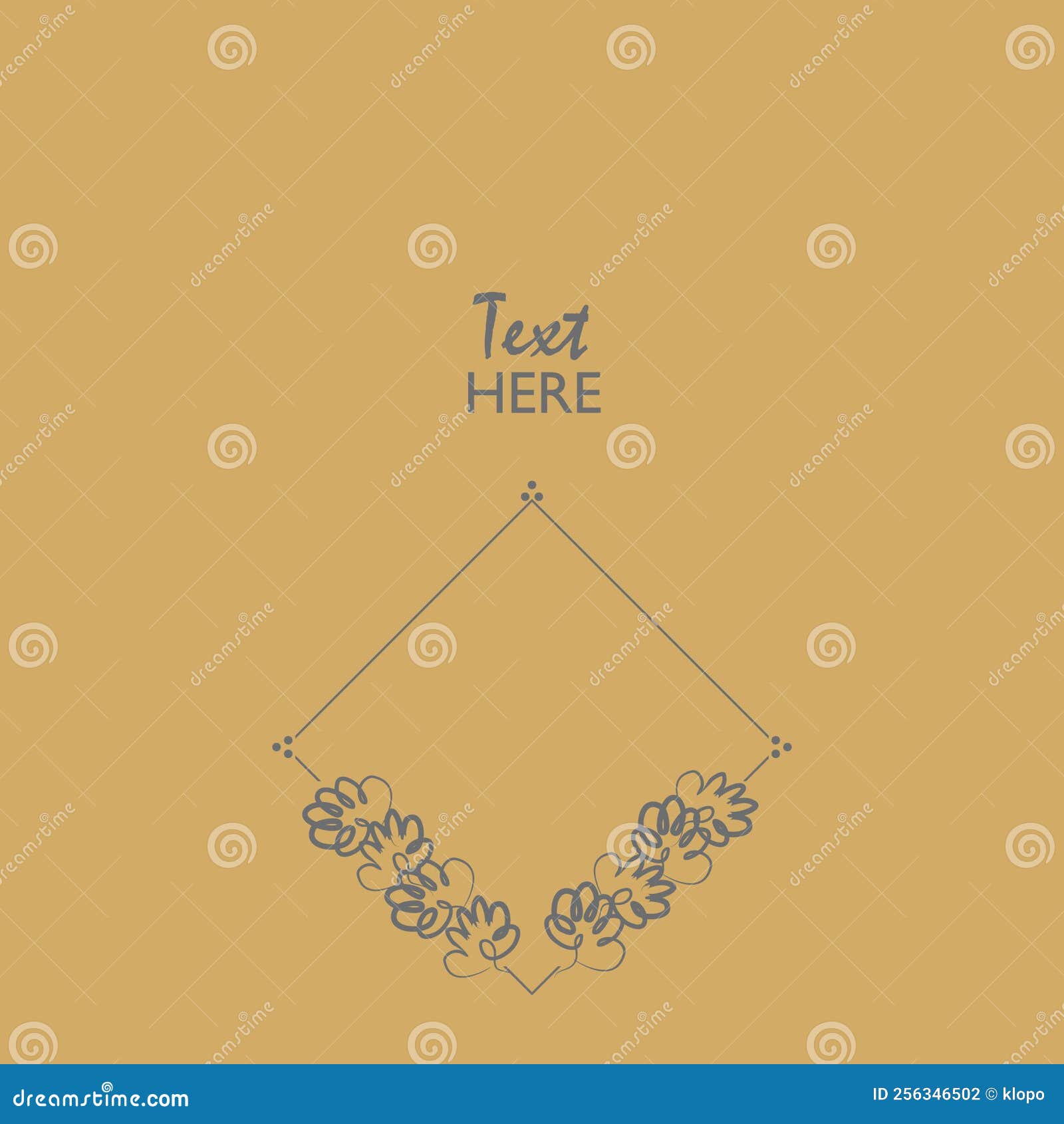 Elegant Minimalist Invitation Card Design, Border Frame Stock Photo ...