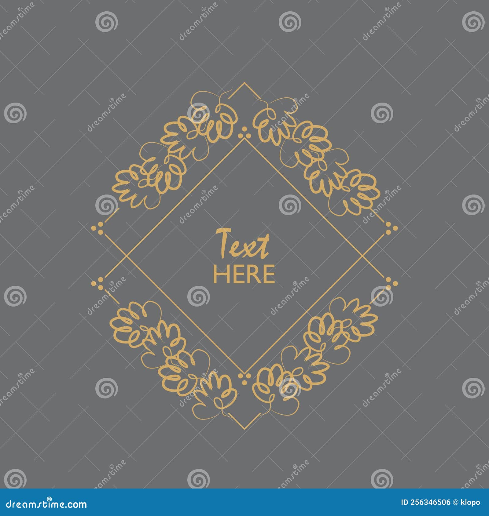 Elegant Minimalist Invitation Card Design, Border Frame Royalty-Free ...