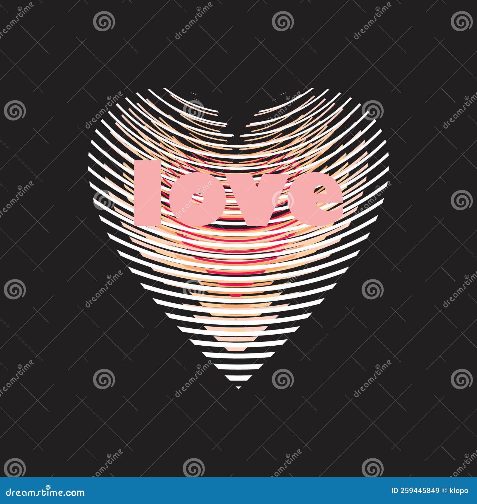 Love Symbol, Logo, Isolated Stock Illustration - Illustration of ...