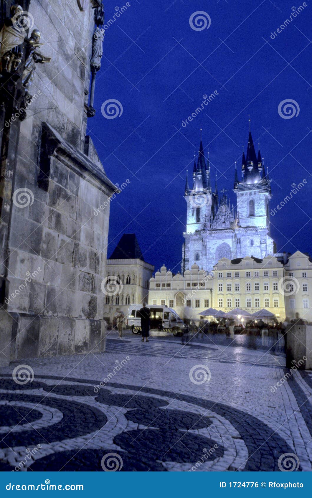 Kerk Praag, Tsjechische Republiek Stock Foto - Image of dageraad ...