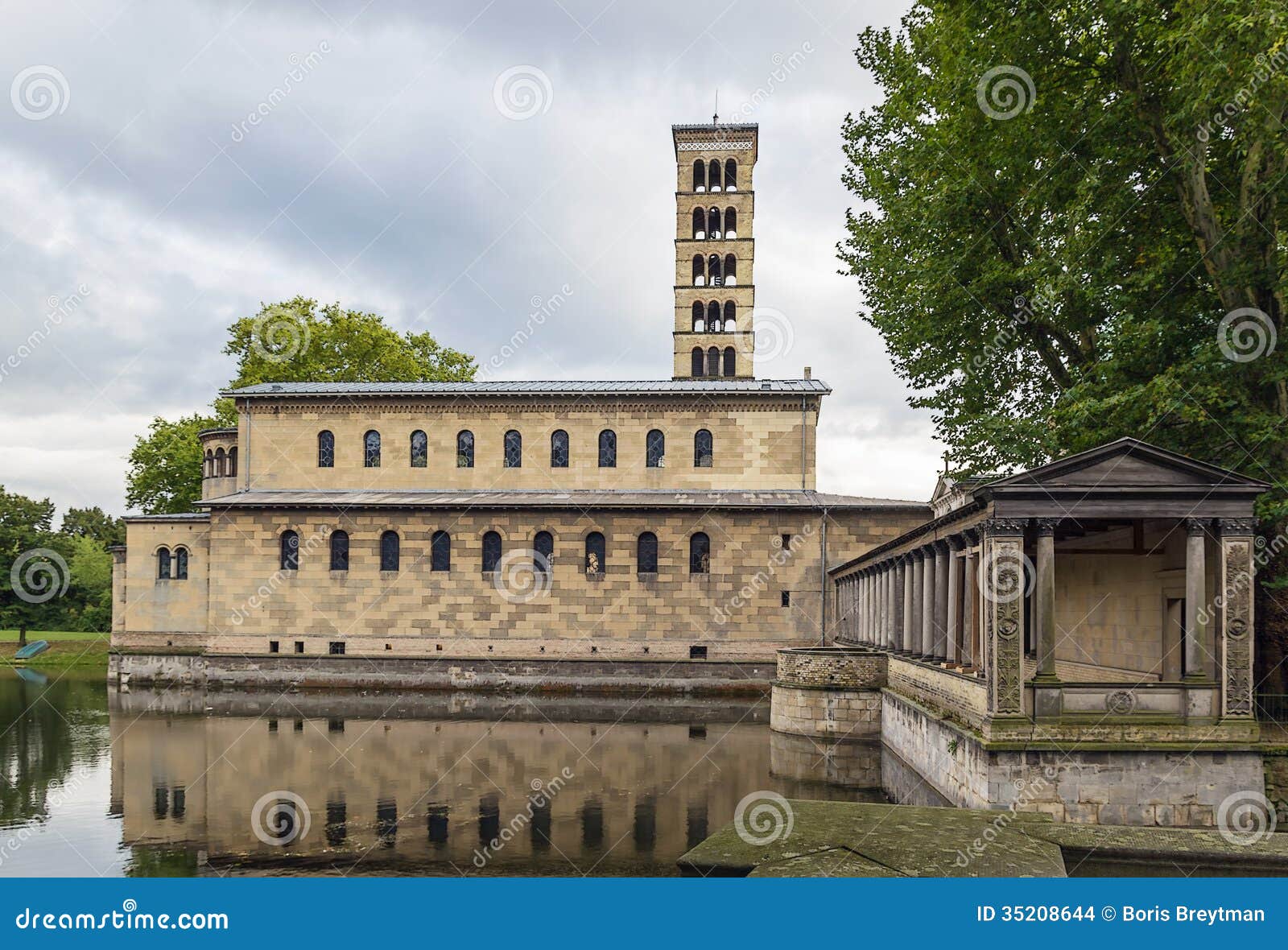 Kerk Van Vrede, Potsdam, Duitsland Stock Foto - Image of park ...