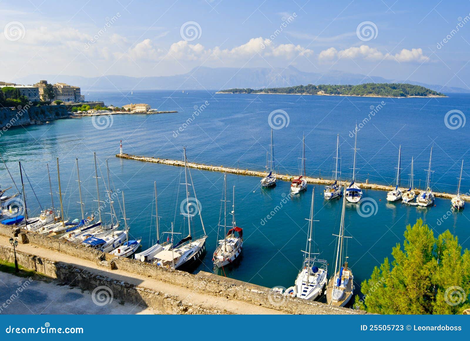 Kerkyra stock image. Image of corcyra, ionio, landmark - 25505723