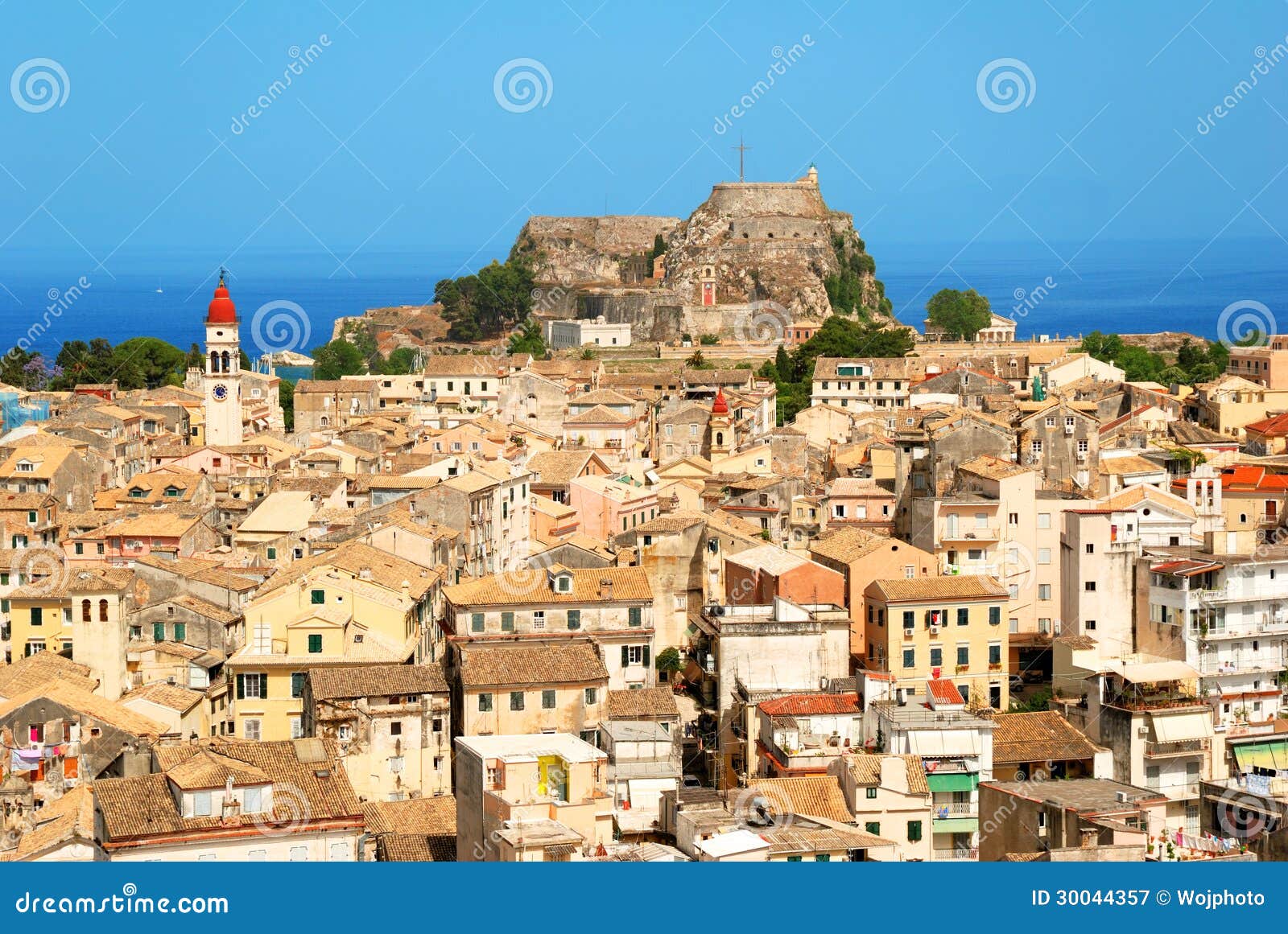 Kerkyra Town stock image. Image of holiday, hold, korkyra - 30044357
