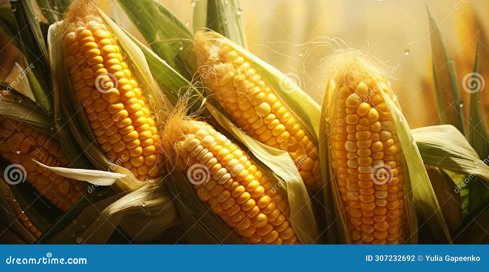The Kernel of Corn is in a Field Stock Photo - Image of ingredient ...