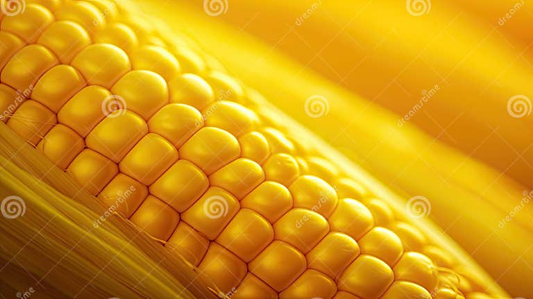Kernel Macro Corn Background Stock Illustration - Illustration of ...