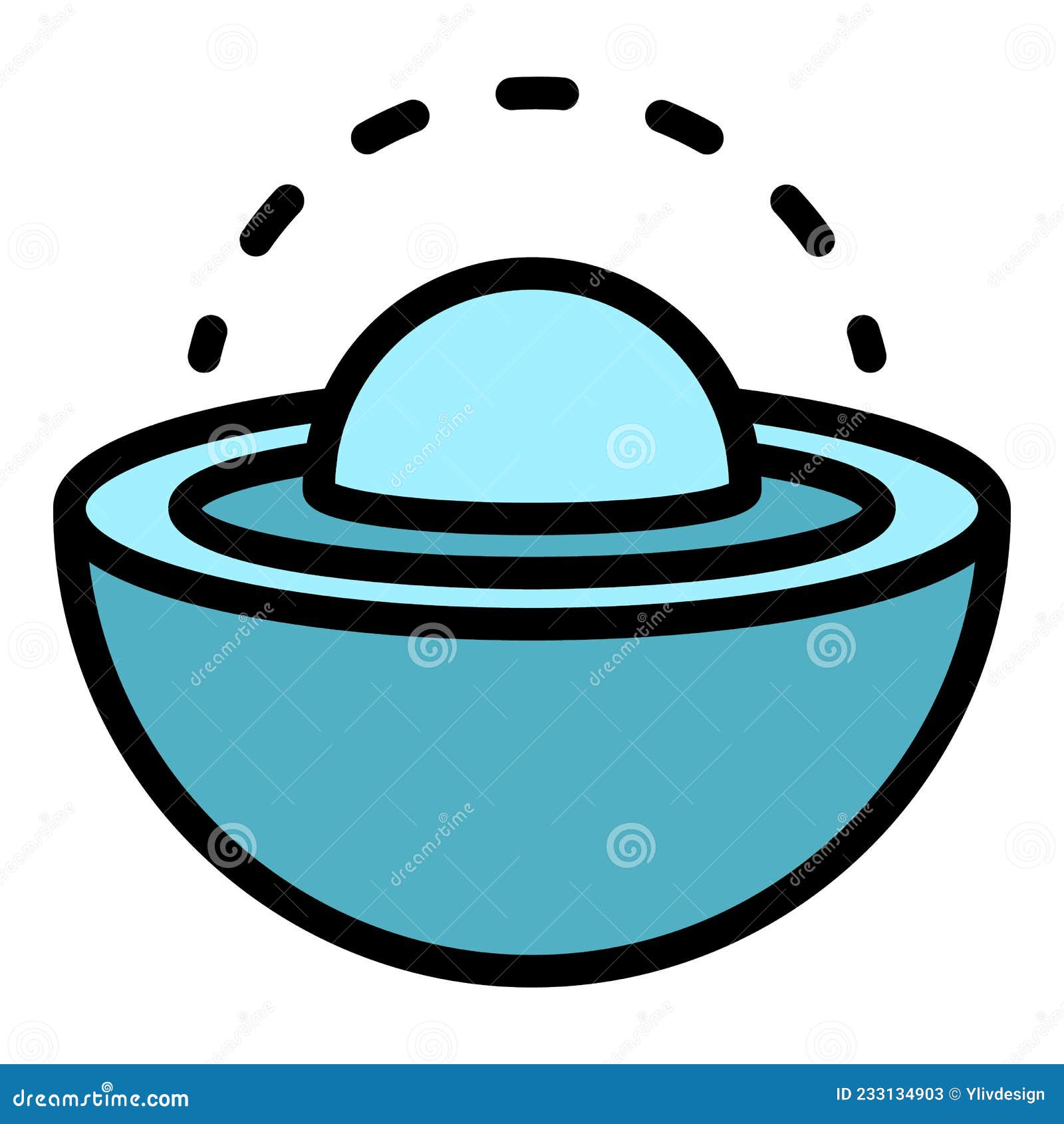 Kernel Sectional Icon Color Outline Vector Stock Vector - Illustration ...